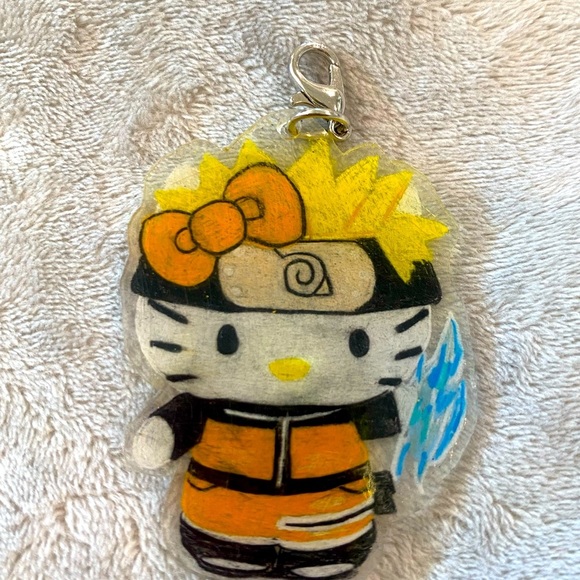 Accessories | Hello Kitty Inspired Naruto Charm Hand Made | Poshmark